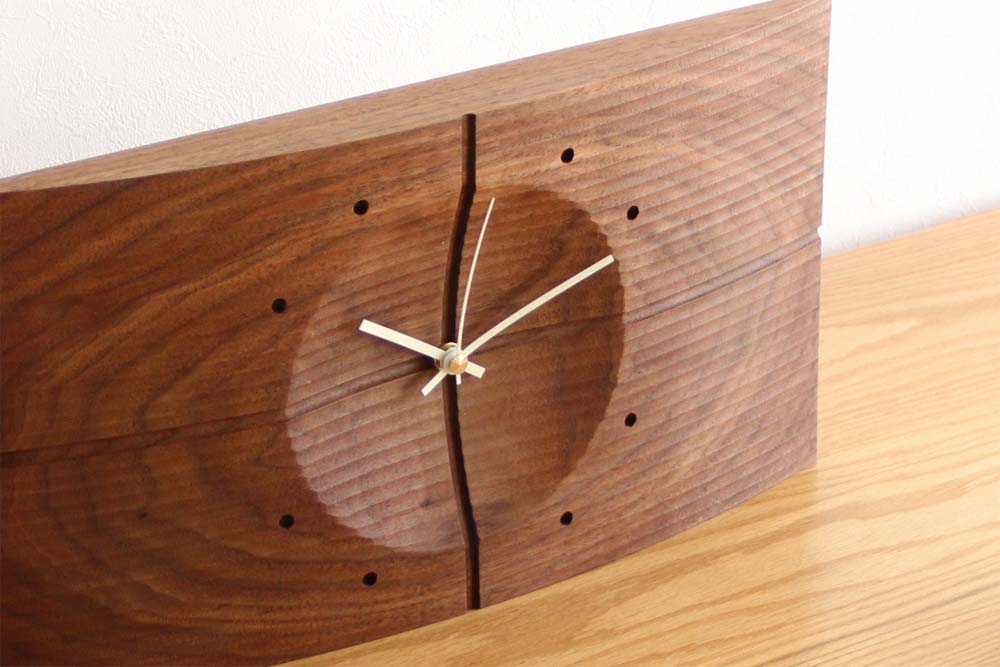 Asahikawa craft Studio Arms Arms Shade clock | 無垢にこだわる旭川家具・飛騨家具の専門店 ...