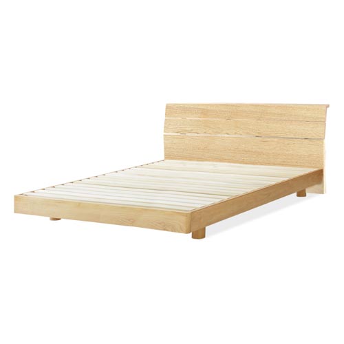 Solid wood bed made by Japan Asahikawa furniture and Hida furniture ...