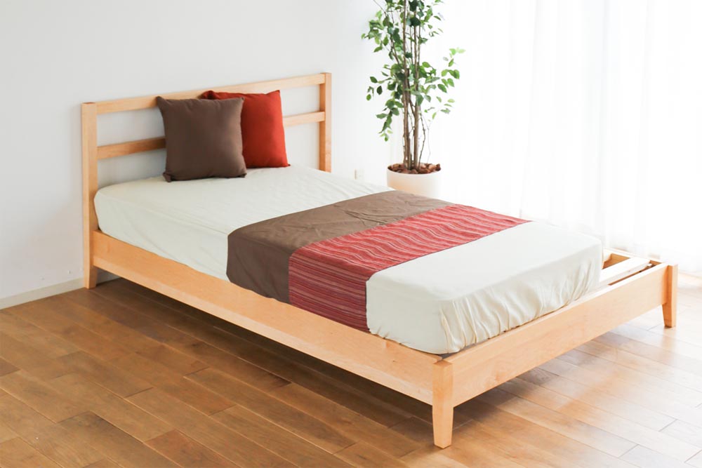 旭川家具 山岡木材工業 SALLY サリー ベッド シングル | MUKU工房